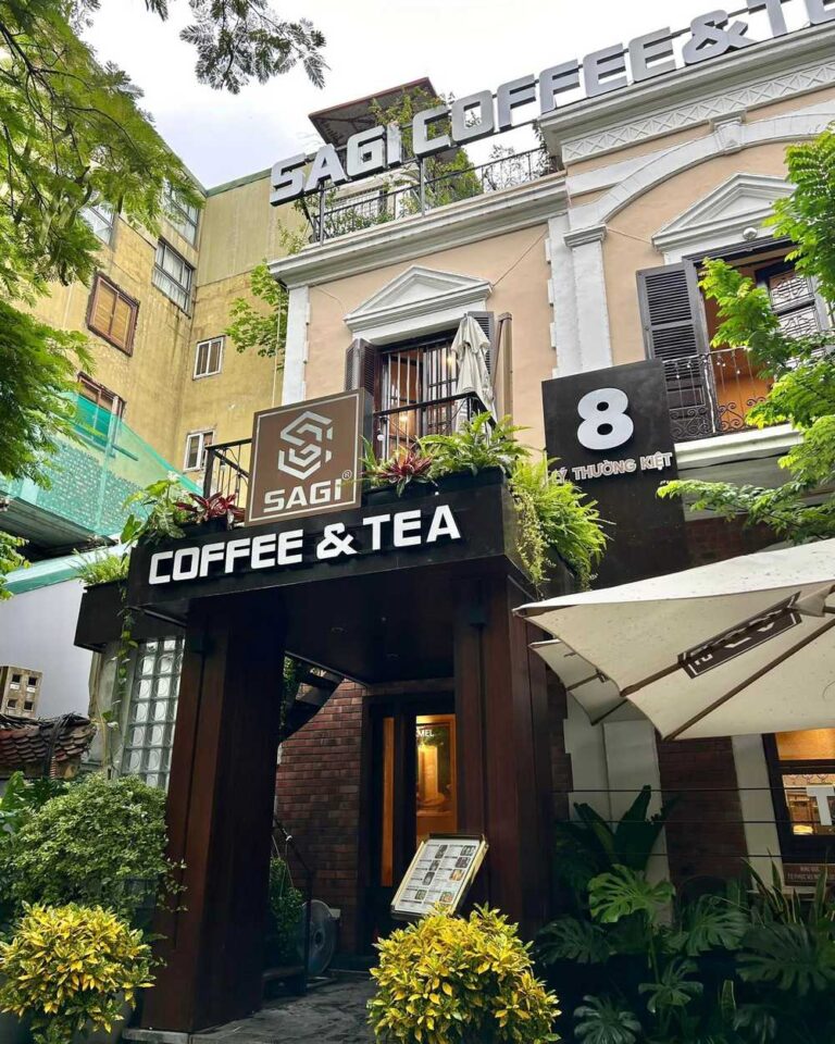 Sagi coffee & tea - quán cafe phong cách biệt thự cổ Hà Nội